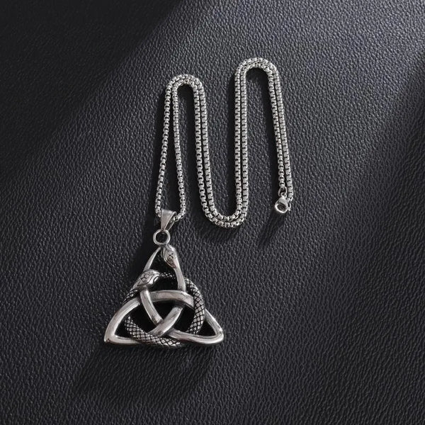 Nordic Celtic Trinity Knot Necklace - Ancient Treasures