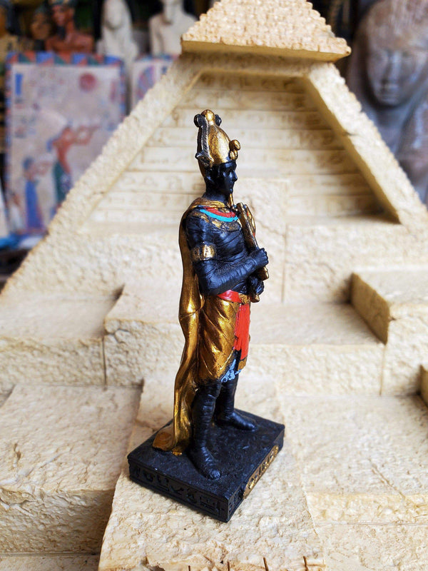 Ancient Egypt Vintage Hand-Painted Osiris Mini Altar Statue - Ancient ...