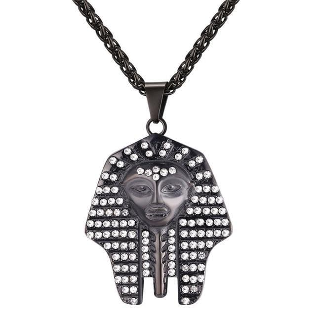 Ancient Egypt Pharaoh Pendant Head Necklace - Ancient Treasures