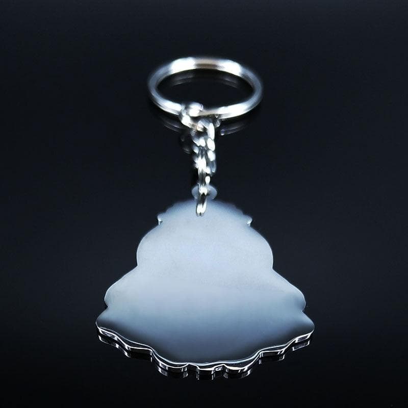 Wiccan Witch Enchantress Stainless Steel Keychain - Ancient Treasures