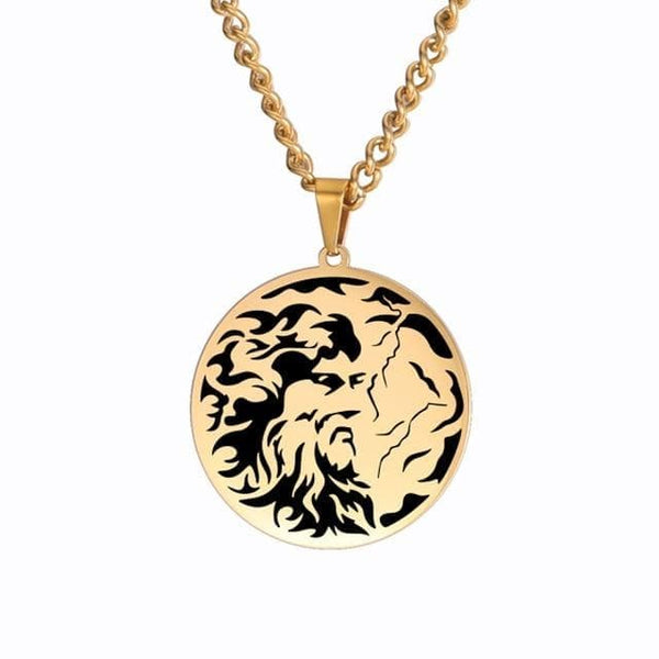 Ancient Greece Zeus Stainless Steel Pendant Necklace - Ancient ...