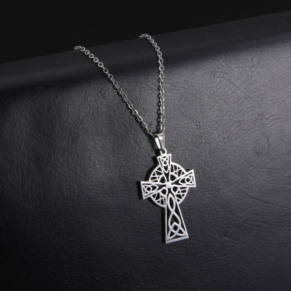 Freemasonic Cross Pattée Stainless Steel Necklace - Ancient Treasures