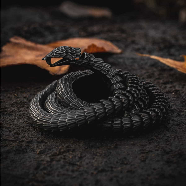 Viking Heavy Jörmungandr World Serpant Snake Chain - Ancient Treasures