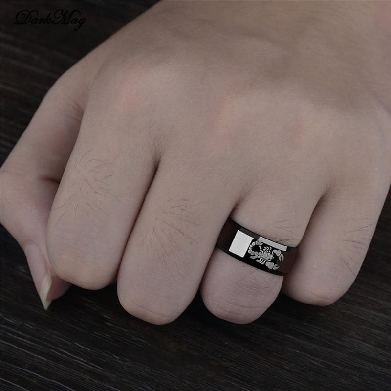 Ancient Egypt Scorpion Serket Stainless Steel Ring - Ancient Treasures