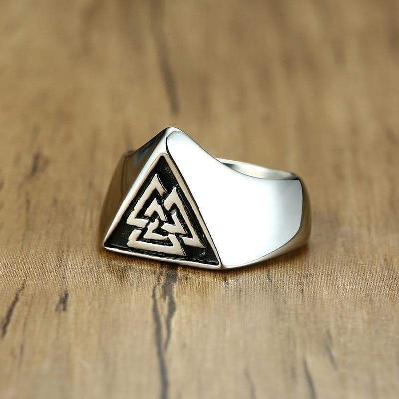 Vikings Valknut Grade 316 Stainless Steel Ring - Ancient Treasures