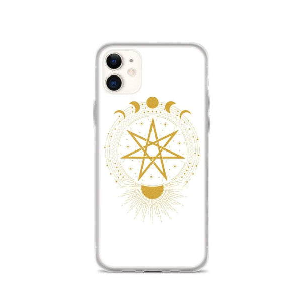 Wiccan Seven-Pointed Faery Star iPhone Case - Ancient Treasures
